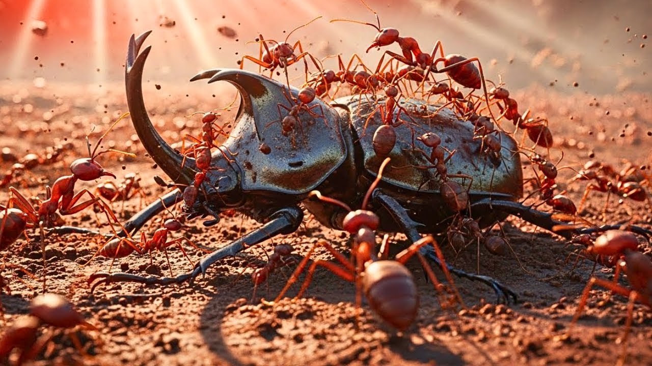 🐜 THE FIRST HUNT: Army Ants’ Brutal Raid in the Amazon | ANT DOMINION ...