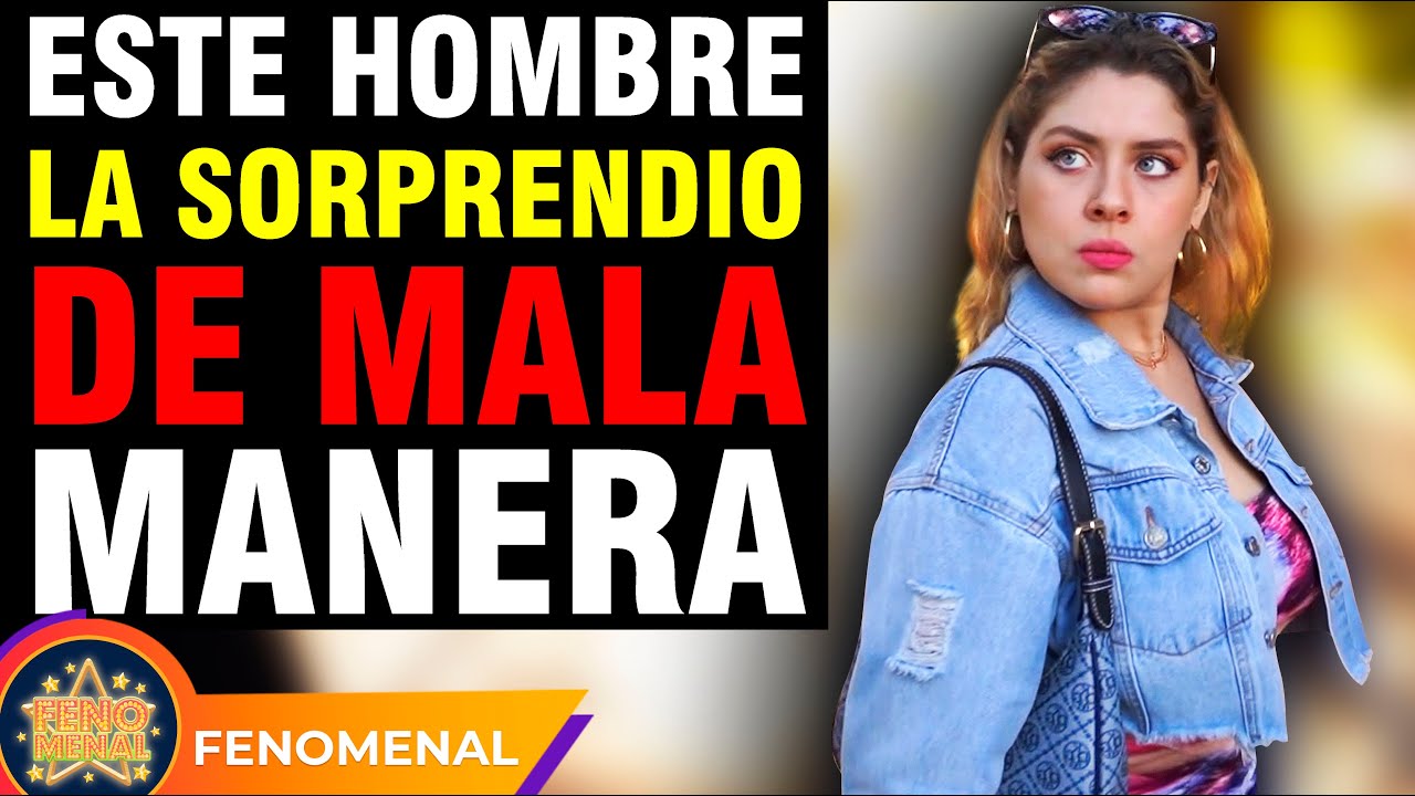 Este hombre la sorprendió de mala manera. - YouTube