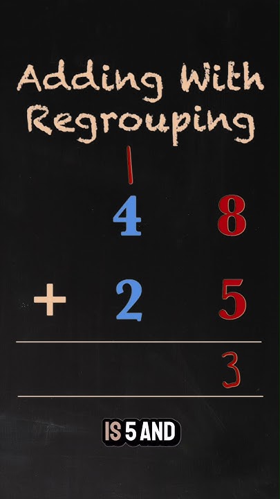 Adding 48 and 25 Using an Addition Algorithm! - YouTube