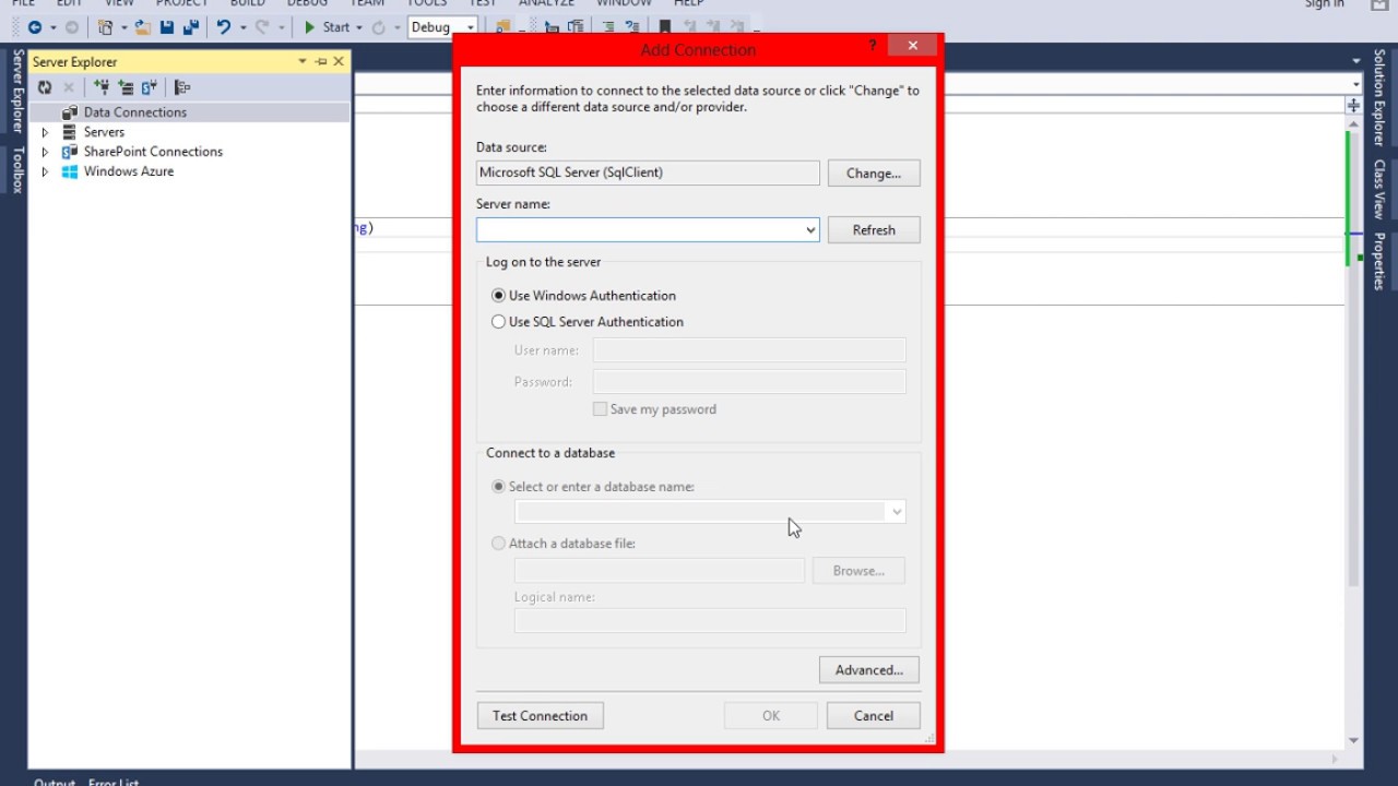 Database Connection With Vbnet Simple Project Using Class And Object