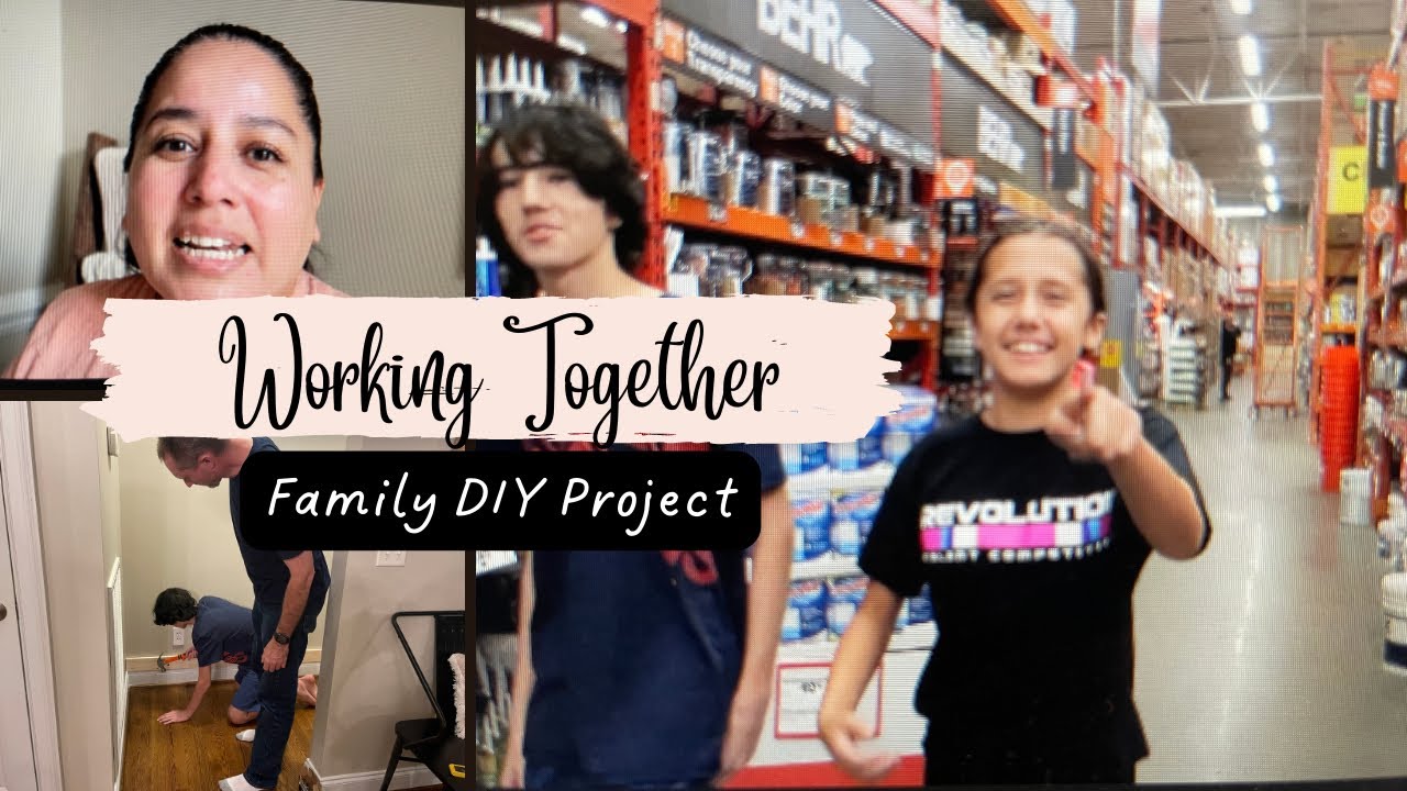 || WORKING TOGETHER + FAMILY DIY PROJECT|| #familyproject # ...
