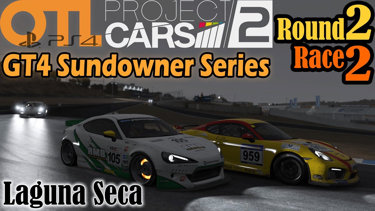 GT4 League - Laguna Seca Race 2 (Round 2) - OTL League Race - YouTube