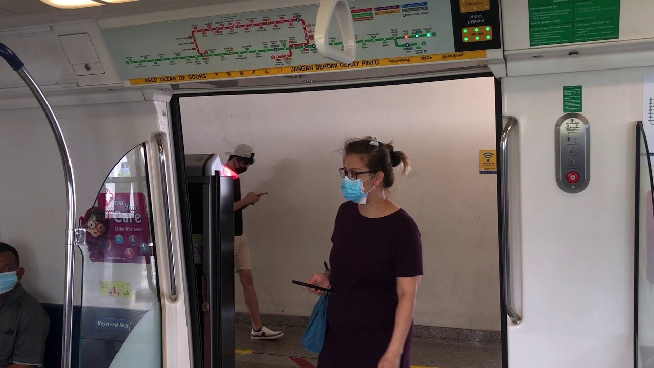 [SMRT] PMSM - 055/056 EW5 Bedok to EW1 Pasir Ris - Kawasaki heavy ...