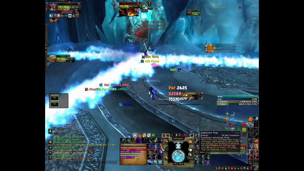 Lord Marrowgar, 2 hunters - YouTube