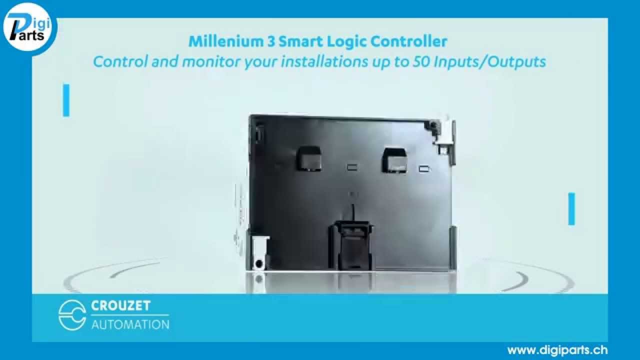 CROUZET Millenium 3 Steuerung PLC Controller - YouTube