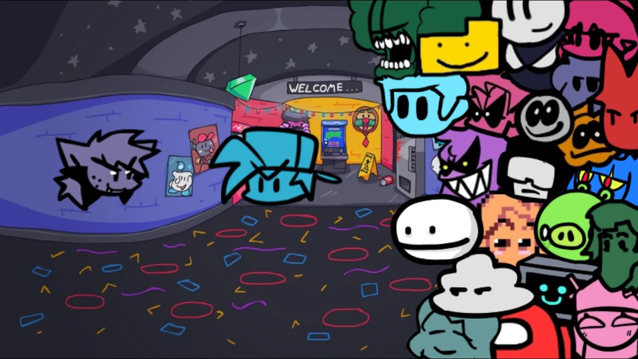 FNF - Wocky but Every Turn a Different Character Sings It (VS. KAPI ...