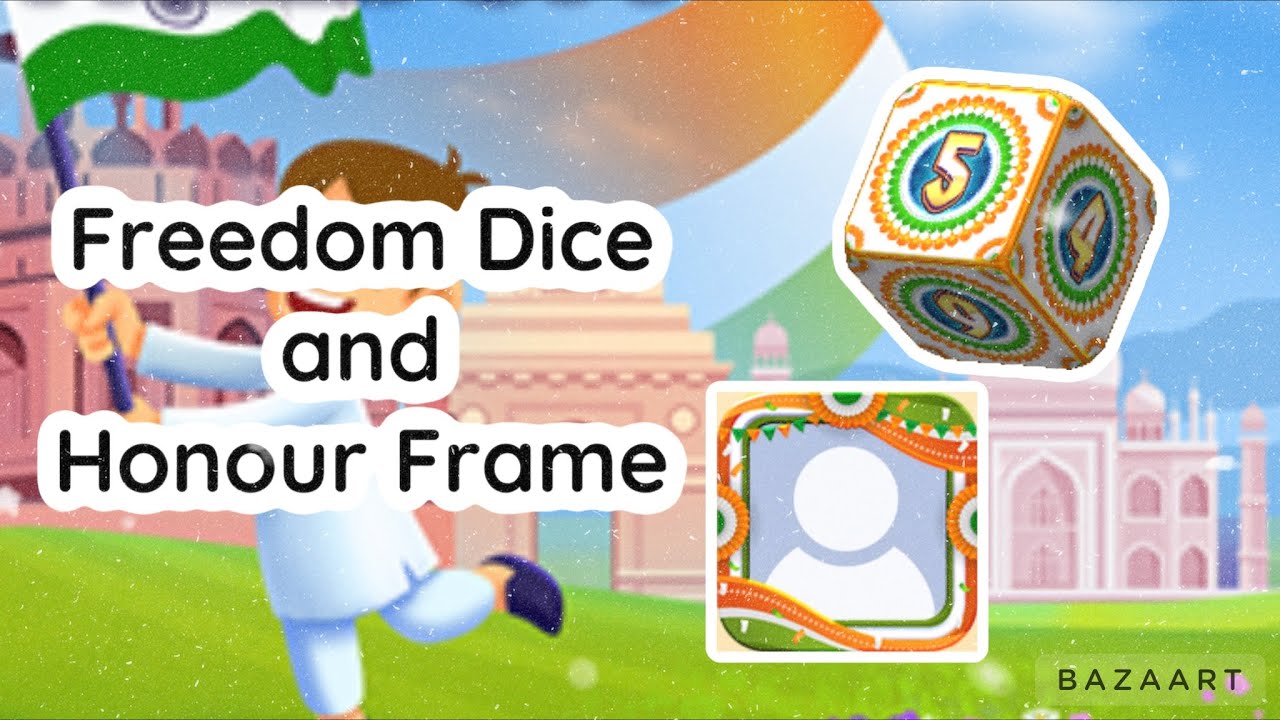 Gameplay Freedom Dice and Honour Frame - Ludo Club - YouTube