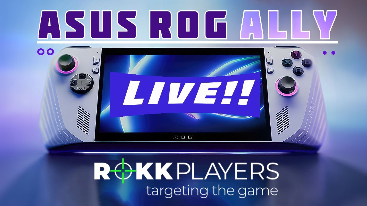 ASUS ROG ALLY - LIVE!! First Time Ever! Rokk Players #AsusRogAlly - YouTube