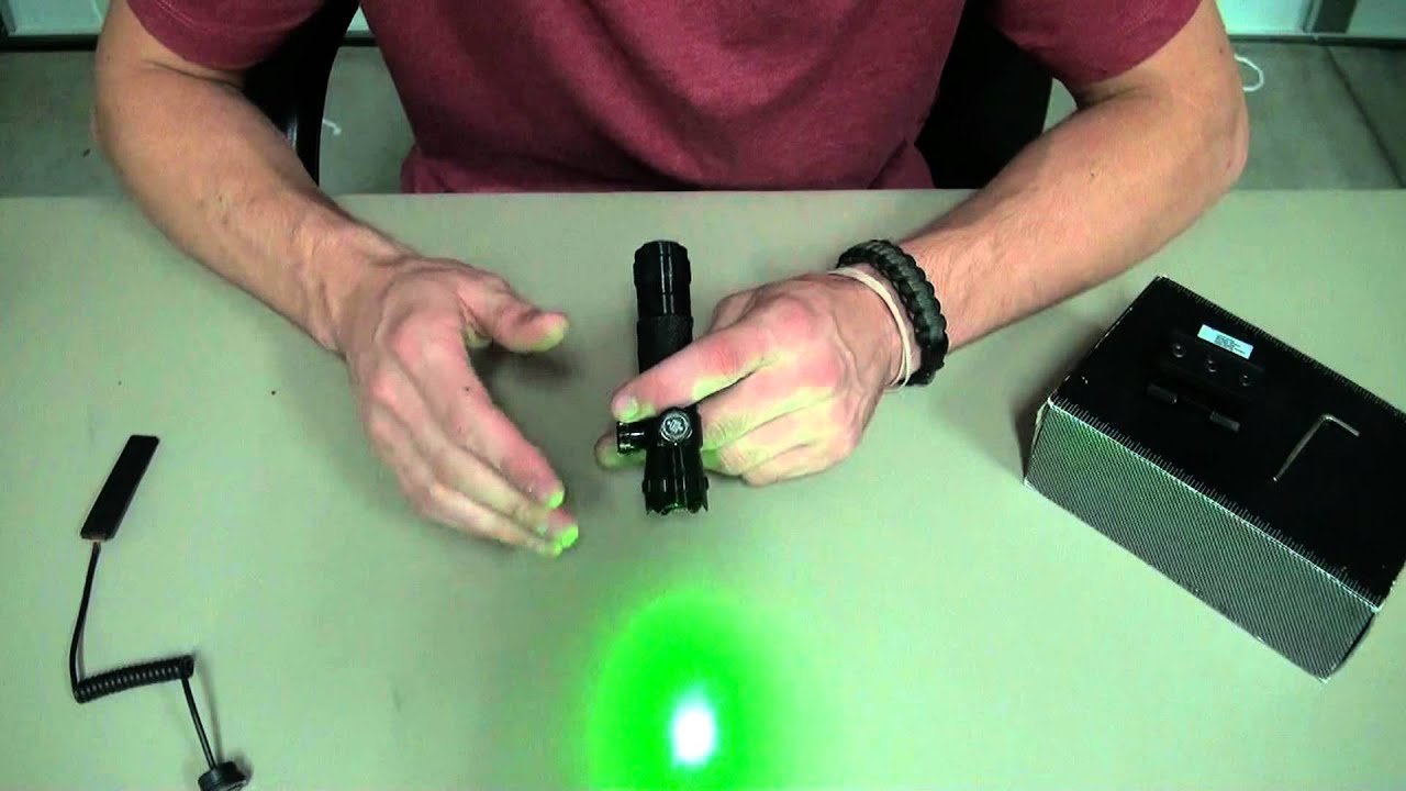 Gun Attachments Green Laser (Matrix LXGD Green Laser) - YouTube