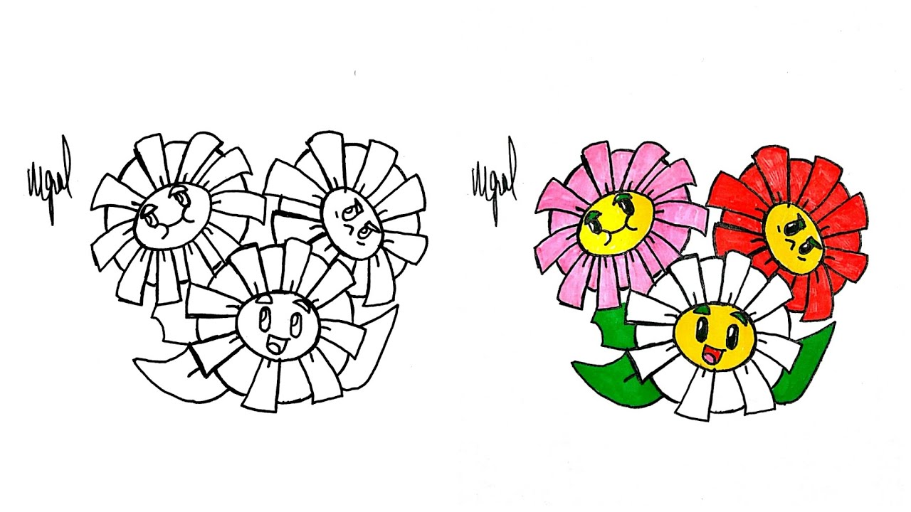 How To Draw A Daisy Chain
