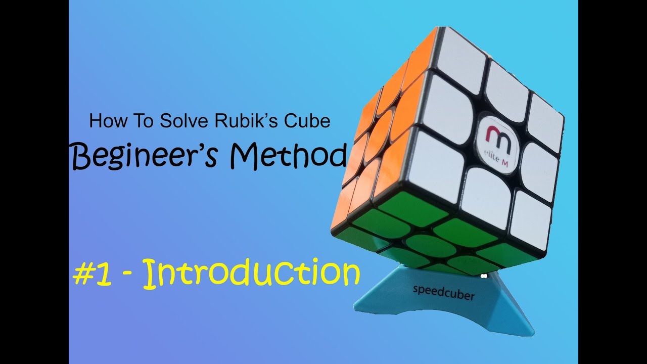 How To Solve 3x3 Rubik's Cube Beginners Method Part 1 - Introduction. By Nirav Kotecha - YouTube