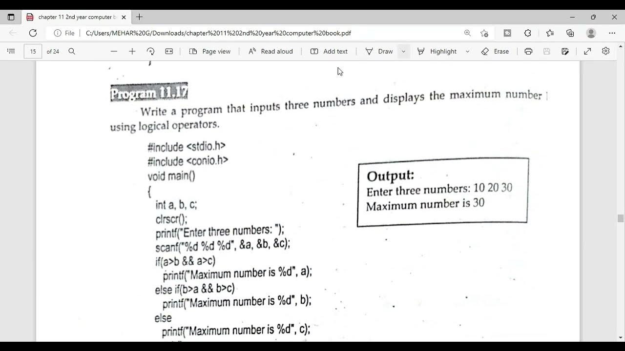 C Program Nested If Easiest Way To Understand C Programming