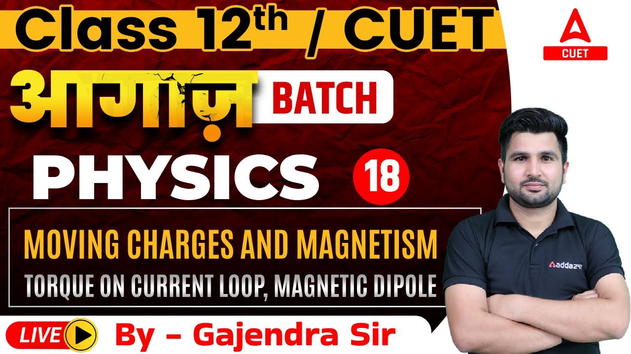 Torque on a Current loop, Magnetic Dipole | Moving Charges and ...