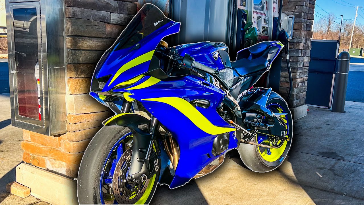 First Street Ride on my R6 Track Bike with Slicks (NOT FUN) - YouTube