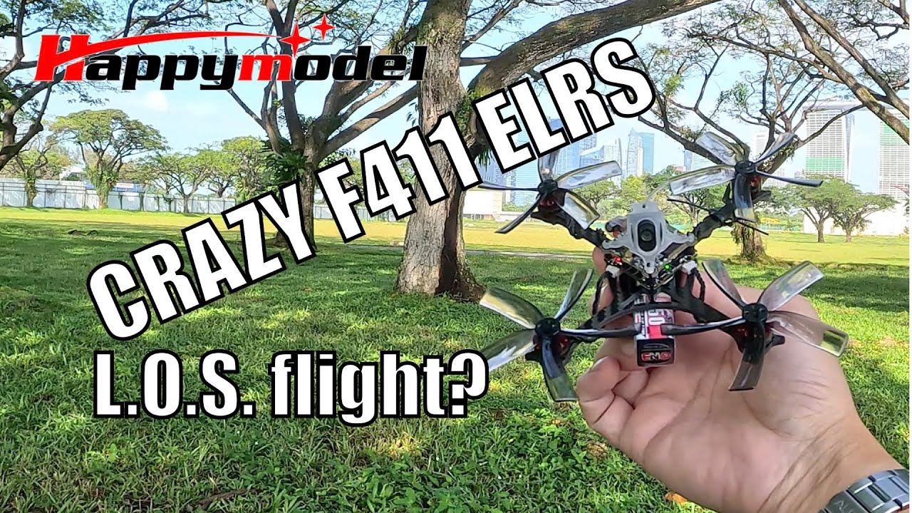 CrazyF411 ELRS maiden flight | Happymodel - YouTube