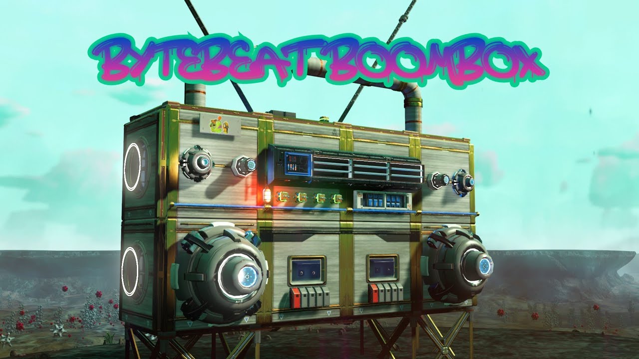 No Man's Sky Base Tour - [THE ORIGINAL] Bytebeat BoomBox - YouTube