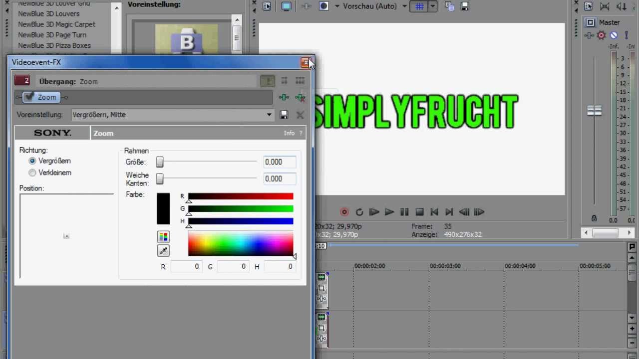Sony Vegas Effect Tutorial :p - YouTube
