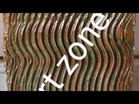 Flower pot with west materials part 1 - YouTube