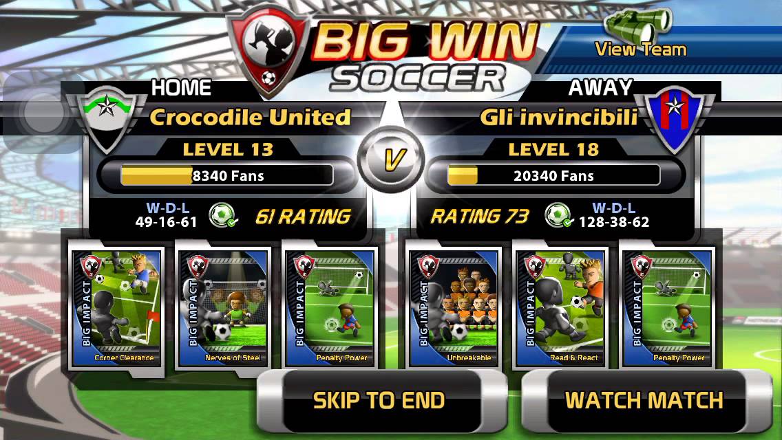 Big Win Soccer - Mobile Gameplay - Part 13 - YouTube