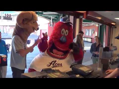 Reno Aces Archie & Randy | Great Basin Federal Credit Union - YouTube