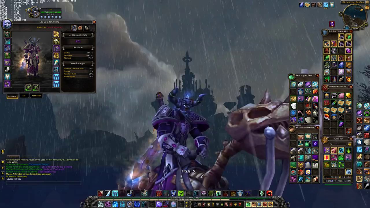 World of Warcraft Legion 4kUltra Legendary drop/Worldboss/Levantus/ GTX ...