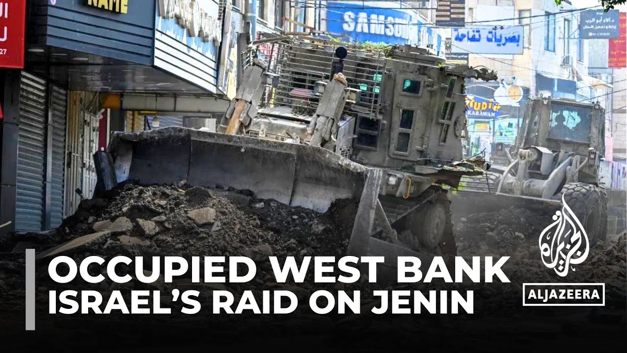 Israeli forces destroy 70% of Jenin's roads in the occupied West Bank ...