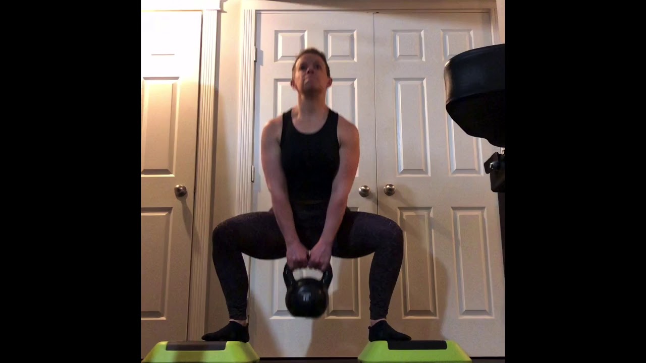 Deficit Sumo Squat - YouTube