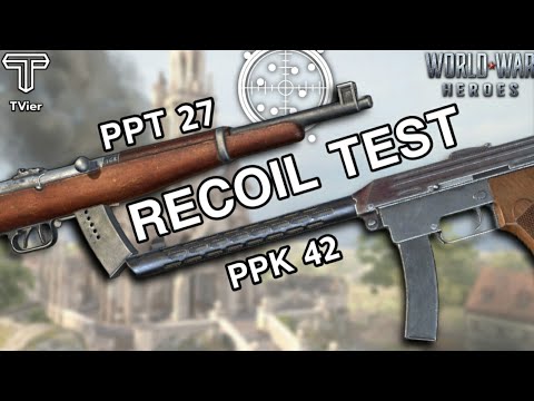 RECOIL TEST ON PPK 42 & PPT 47 🔥 WORLD WAR HEROES - YouTube