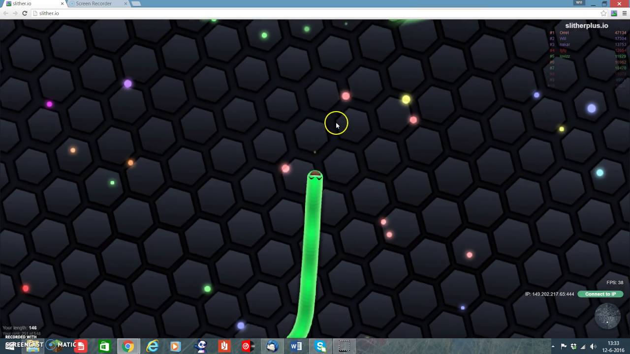 Slither.io Gameplay: The Best Server?#7 - YouTube