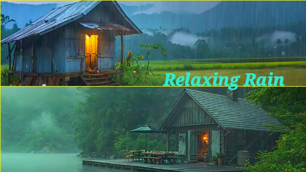 ️ A Beautiful Video of Rain From Different Places - Relaxing Rain ...
