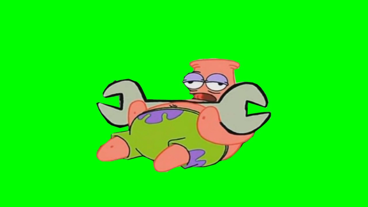 SpongeBob Green Screen: Patrick "Where's the leak ma'am?" - YouTube