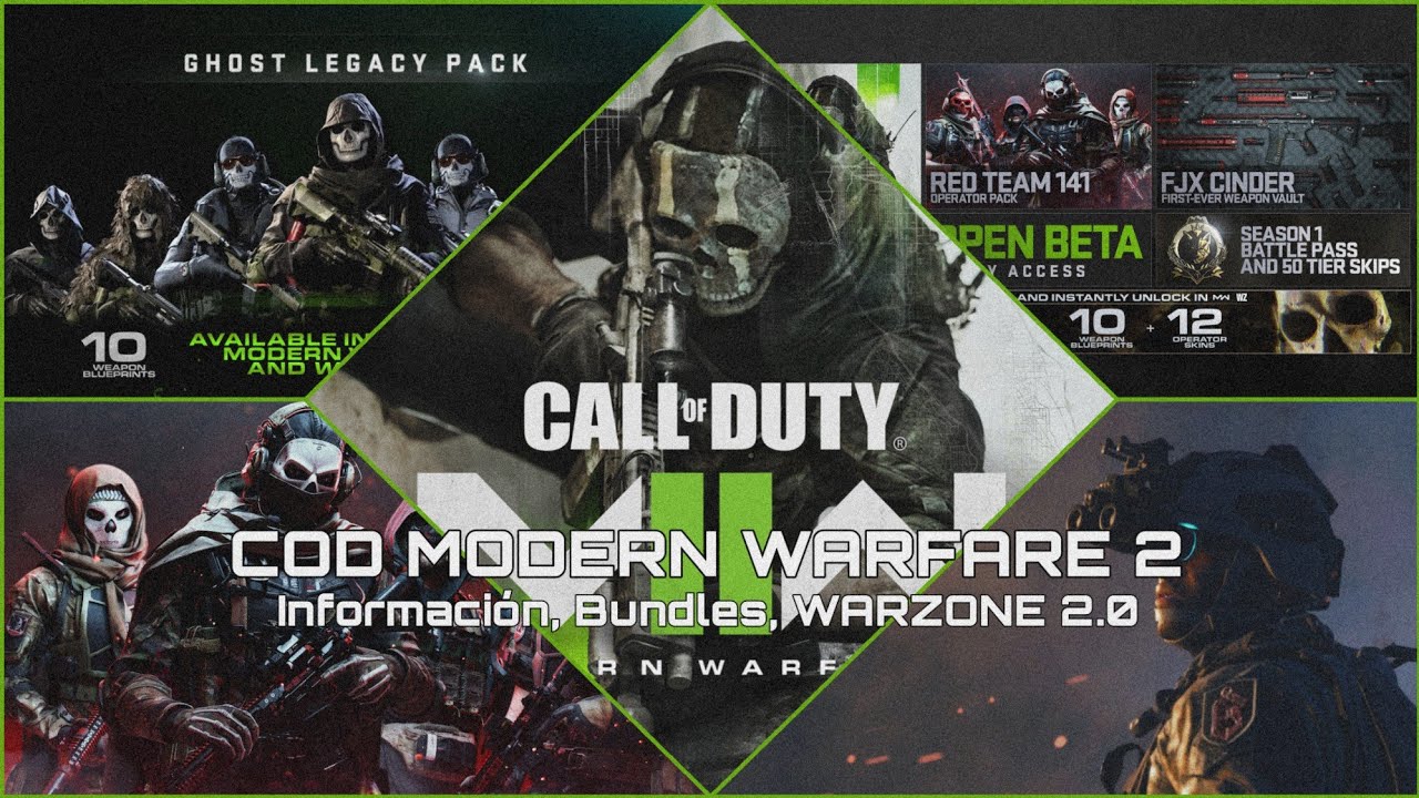 Call Of Duty: MODERN WARFARE 2 INFORMACIÓN RELEVANTE, BUNDLES, PACKS Y ...