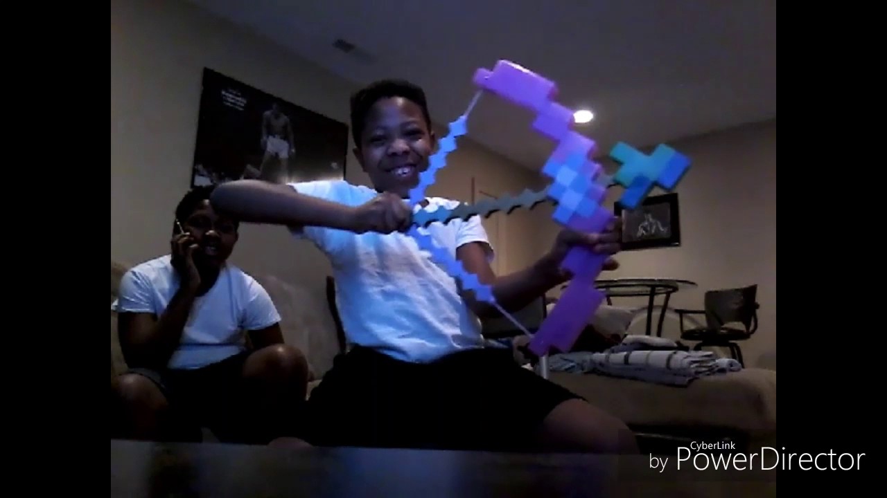 Unboxing: Enchanted Minecraft Bow and Arrow Toy - YouTube