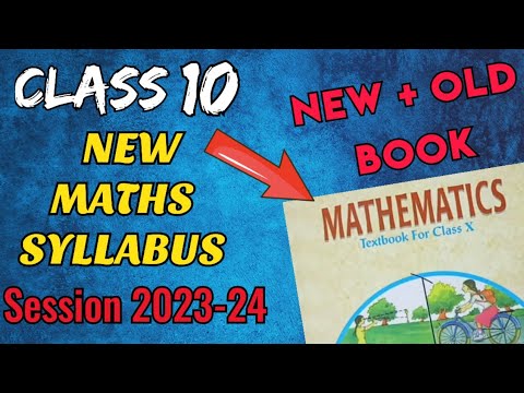 Maths syllabus class 10 | CBSE 2023-24 | NCERT Book (New+Old) - YouTube