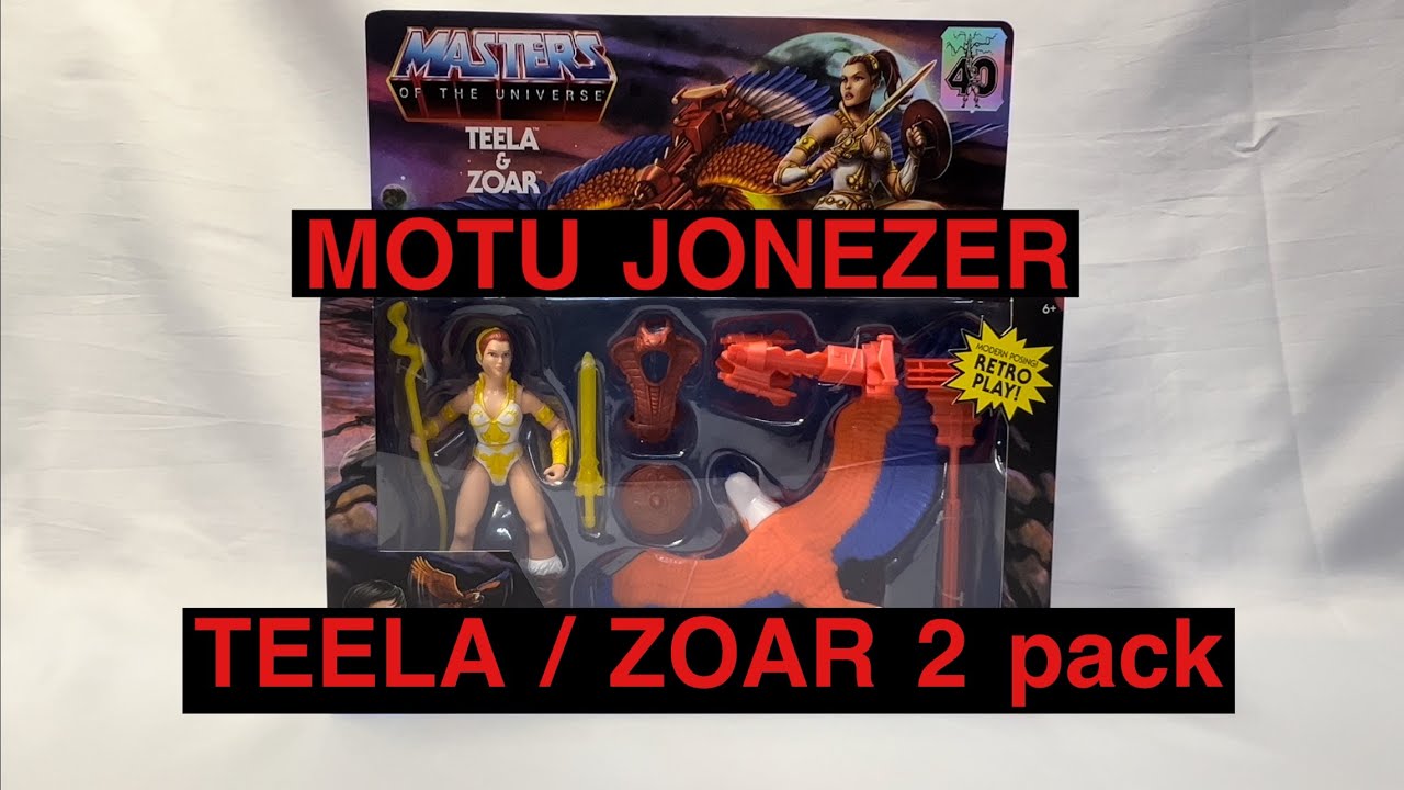 MOTU ORIGINS TEELA / ZOAR 2 PACK - YouTube