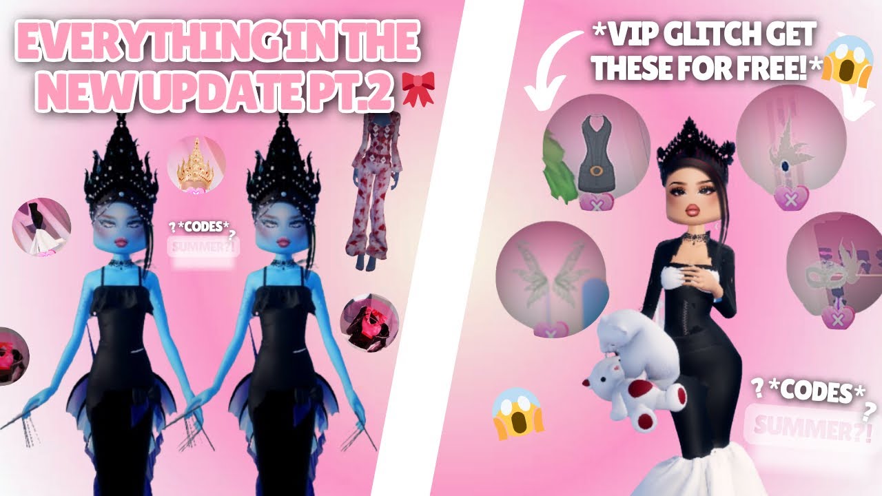 ALL IN ONE SUMMER UPDATE PT.2 GUIDE || CODES, SECRETS, VIP GLITCH, LANA ...