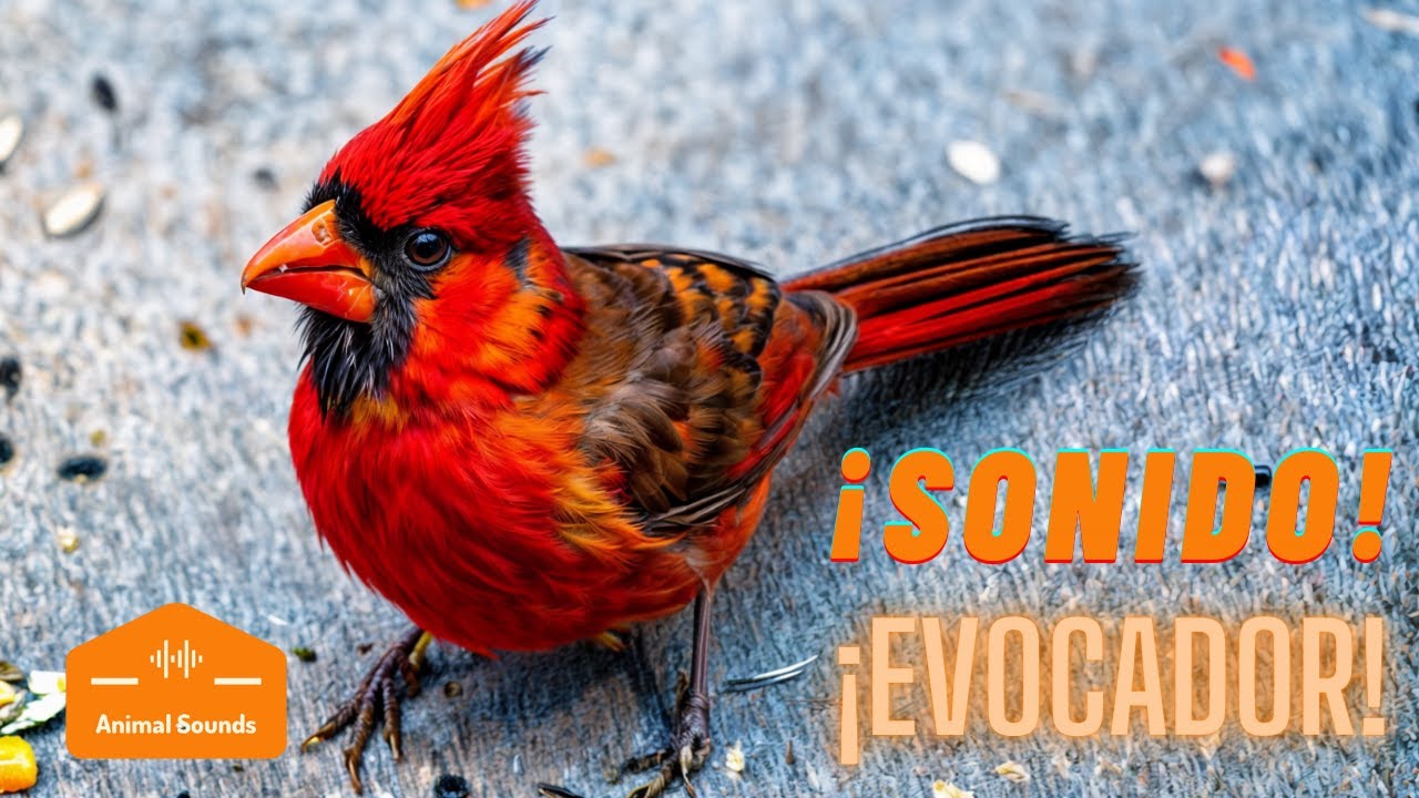 [CARDINALIS CARDINALIS] - CANTOS BONITOS del Cardenal Rojo Norteño ...