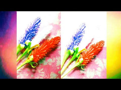 Kagojer ful_How to make a curly paper flower_kagojer ful diy by ...