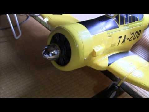 AT-6 Texan w/Flaps, Retracts, Lights and Engine Sound Module System ...