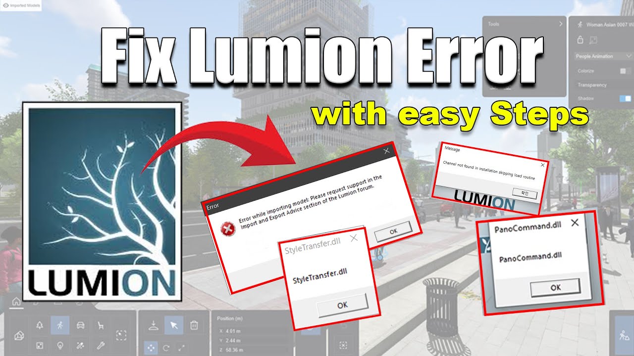 How To Fix Lumion Errors Crashes Loading Issues And Not Opening Problem Solved Youtube
