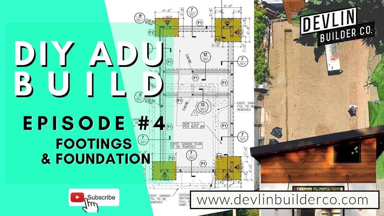 Digging Footings for a Slab-on-Grade Foundation | DIY ADU Build Episode ...