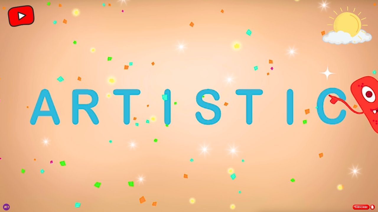 "🚀🎨 Fun Learning: Spell and Trace "Artistic" | Cartoon Magic for Kids ...