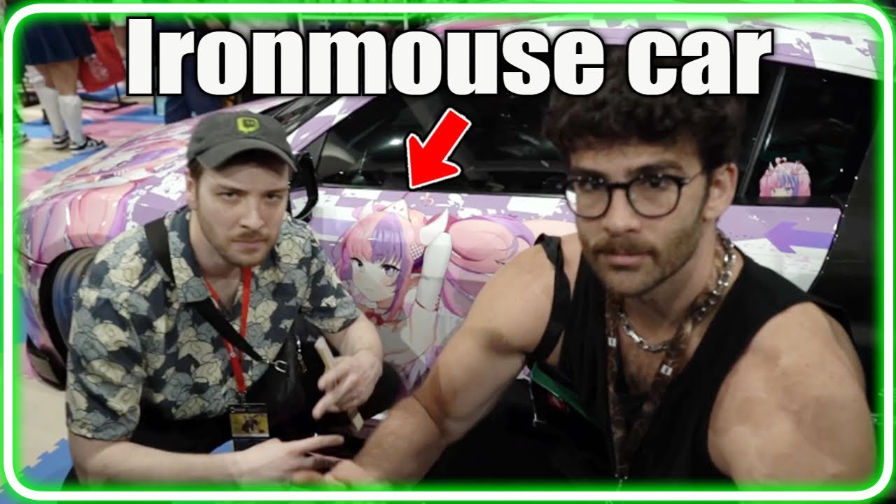 CdawgVA and HasanAbi admires the Ironmouse car together - YouTube