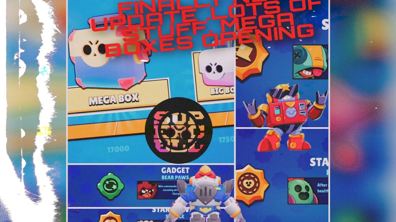 NEW UPDATE IN BRAWLSTARS ..MEGA & BIG BOX OPENING . TROPHIES ROAD ...