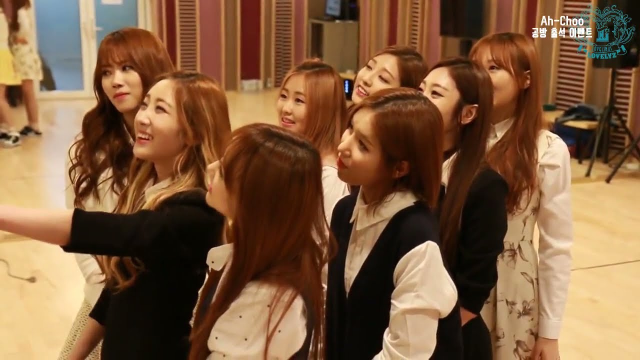 160401 Lovelyz(러블리즈) 'Ah Choo' 출석 이벤트 behind - YouTube