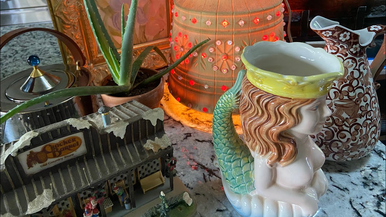 GIANT OWL, MERMAID, CHURCH and ESTATE - Thrift Finds - YouTube