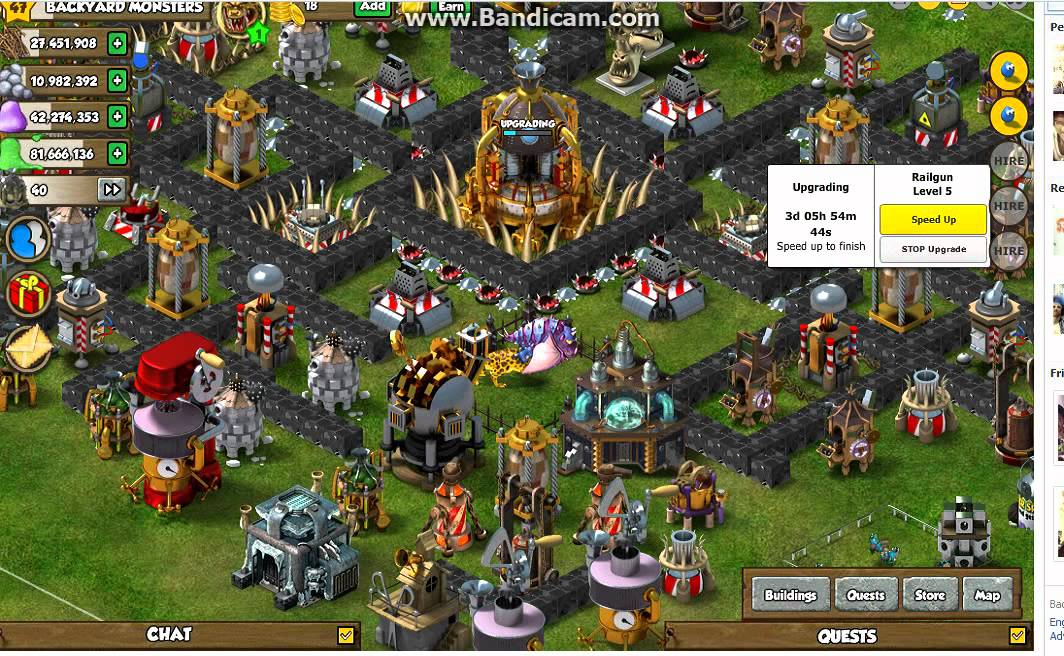 Backyard Monster lvl 10 Town hall new - YouTube