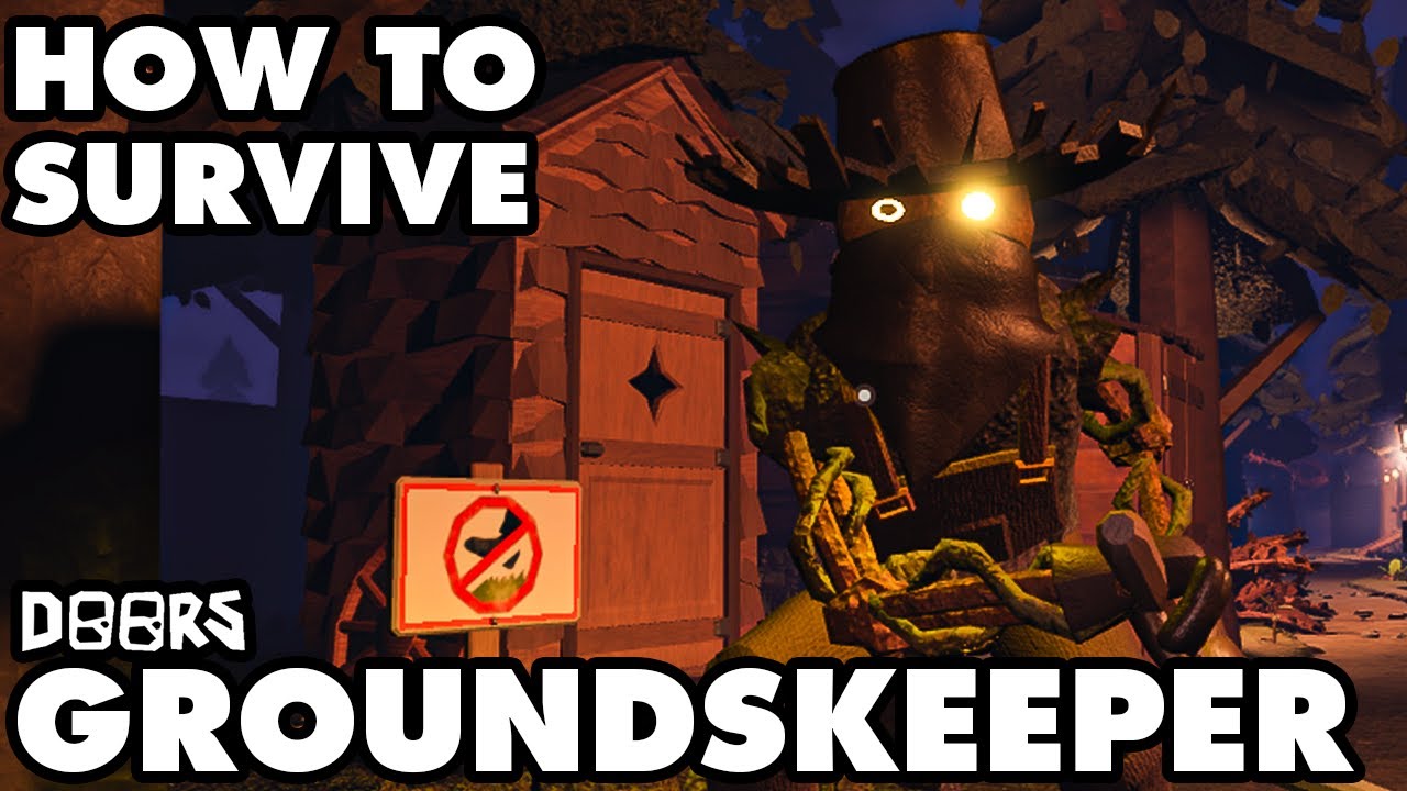 How to Survive The GROUNDSKEEPER! - Roblox DOORS - YouTube