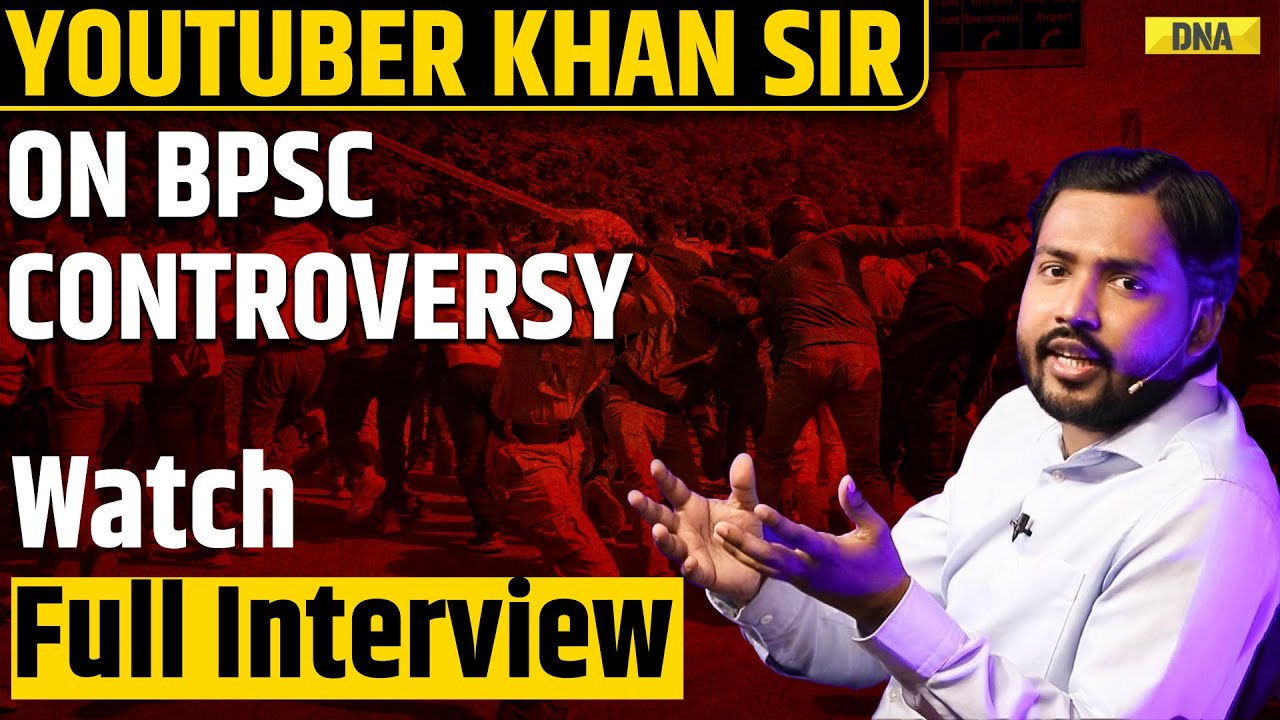 Khan Sir Interview: YouTuber Khan Sir Reacts On BPSC Student Protest ...