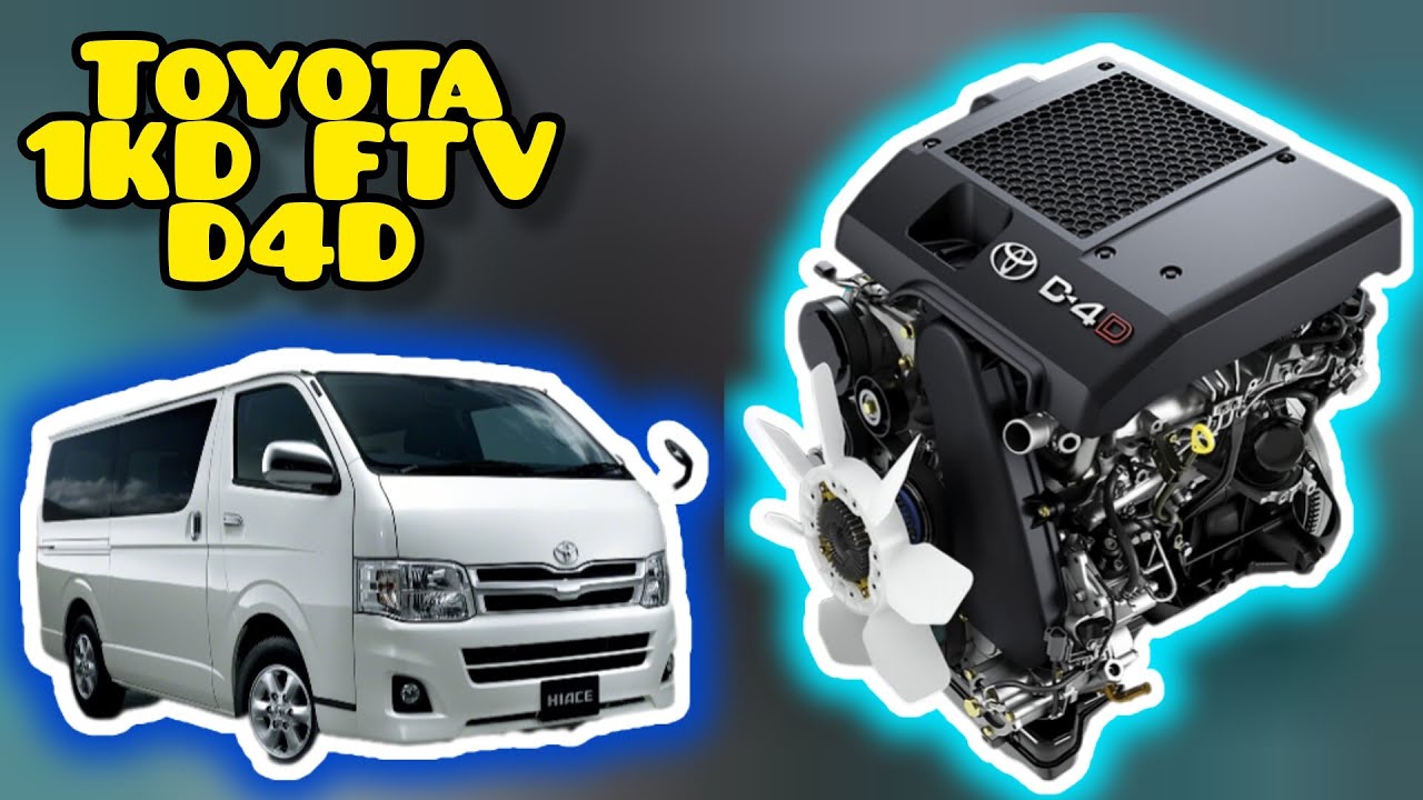 Motor Toyota 1KD FTV D-4D - YouTube